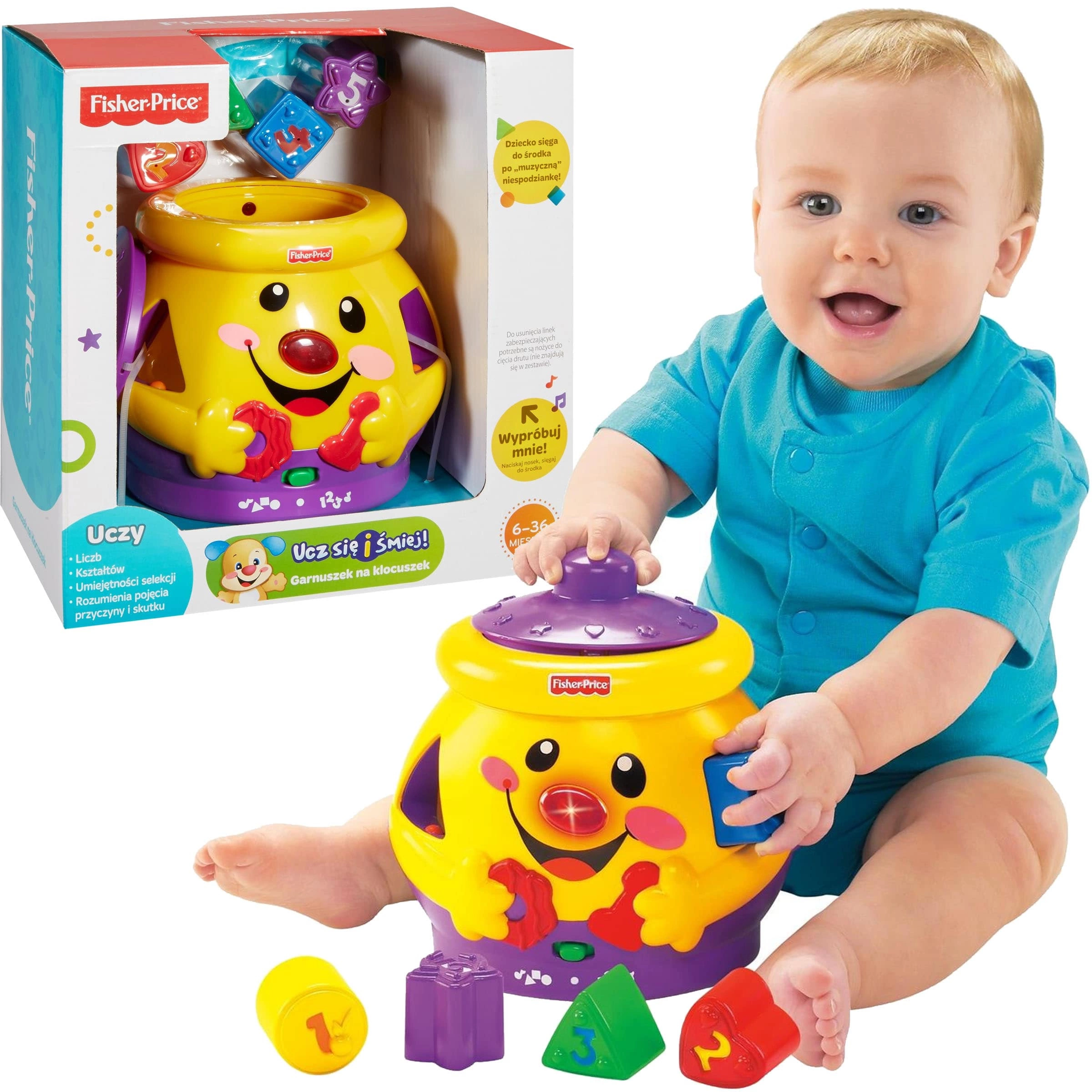 FISHER PRICE GARNUSZEK NA KLOCUSZEK SORTER K0428 K0428 | Sklep ...